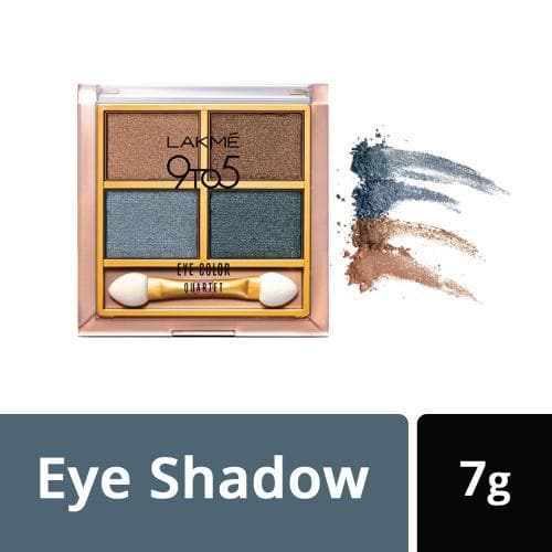 Lakme 9 to 5 Eye Color Quartet Eye Shadow, Smokey Glam, 7g – Lakme Salon